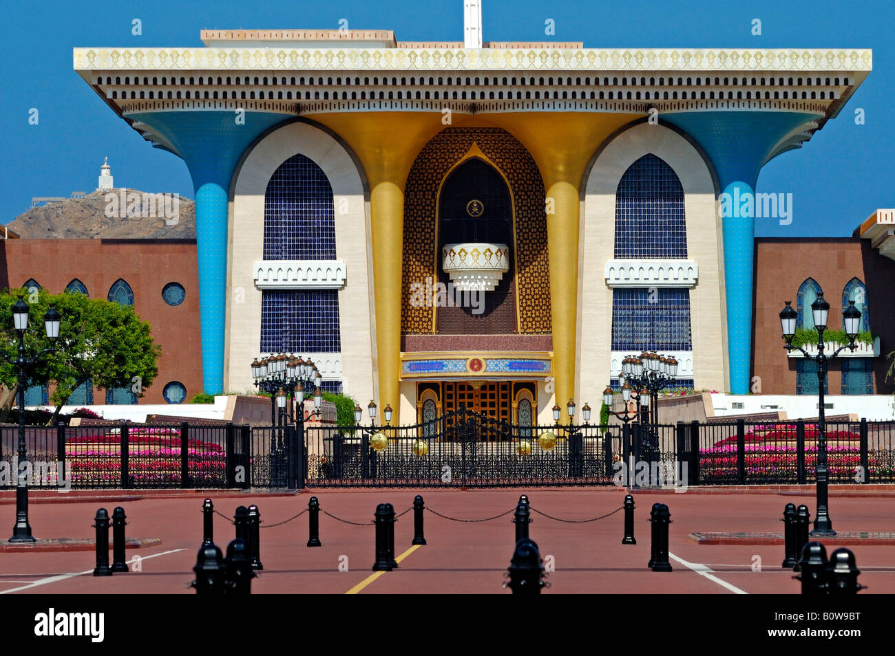 Al Alam Palace, Muscat, Oman, Middle East Stock Photo - Alamy