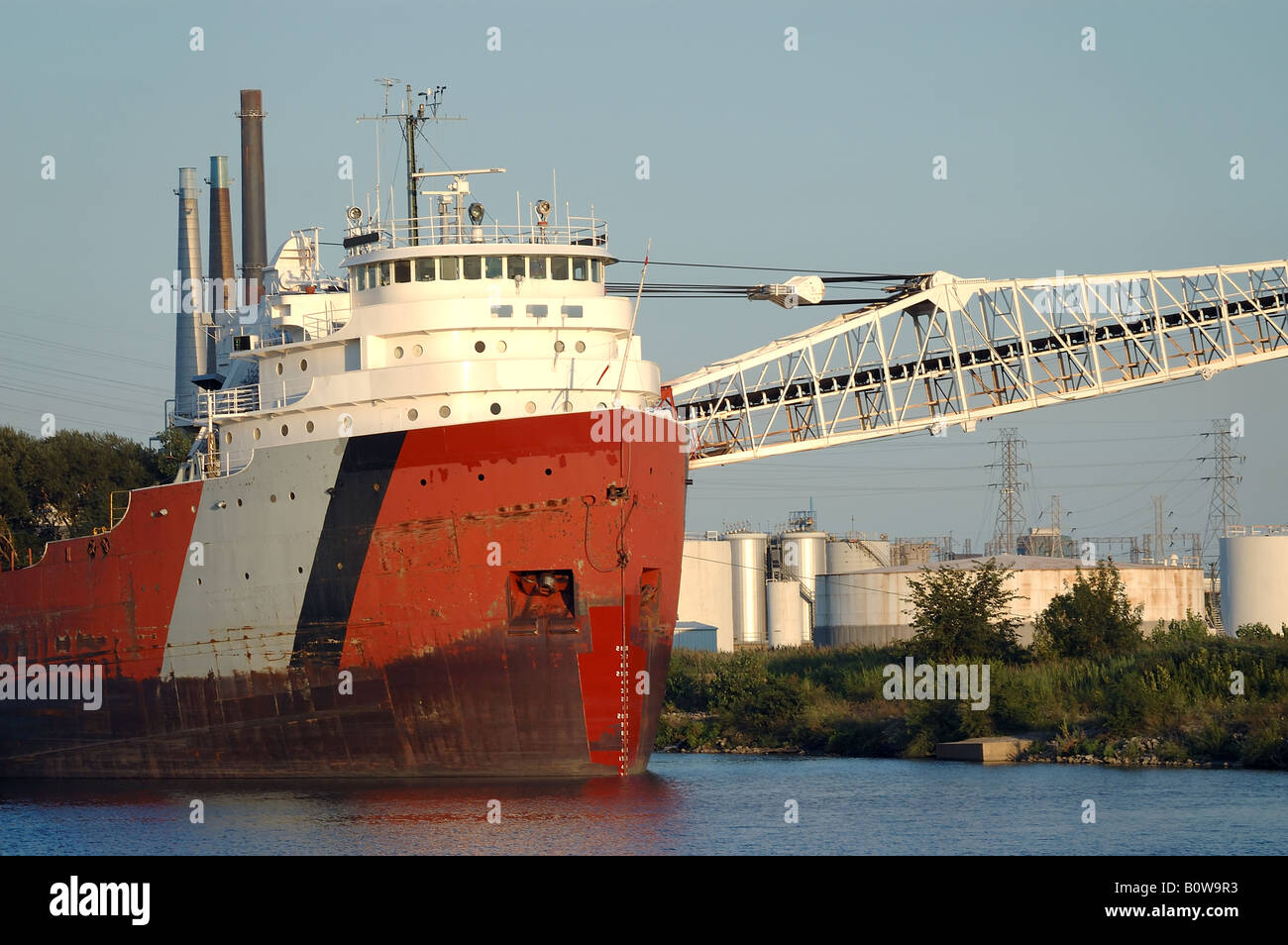Coal Ship Close-up Stock Photo - Alamy