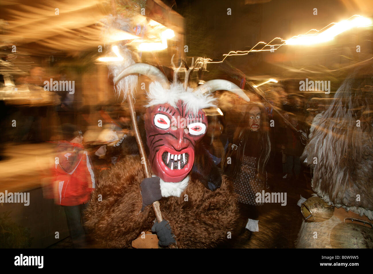 Haberer, masked German figure, folklore, Christmas market, Muehldorf am ...