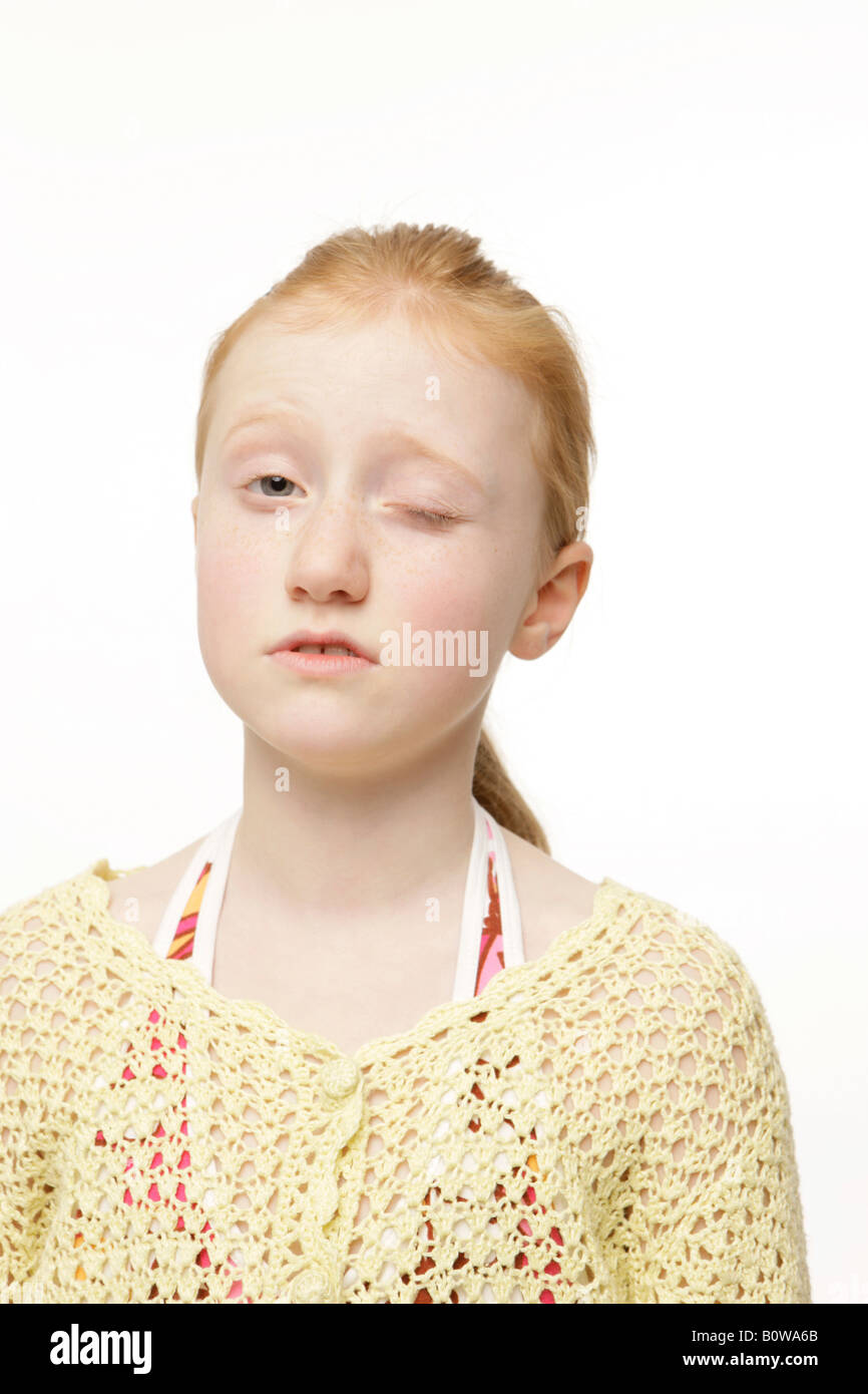 Eight year old ginger girl hi-res stock photography and images - Alamy