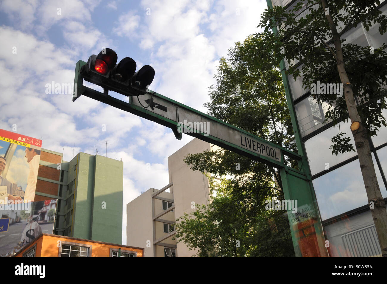 Traffic lights mexico city hi-res stock photography and images - Alamy