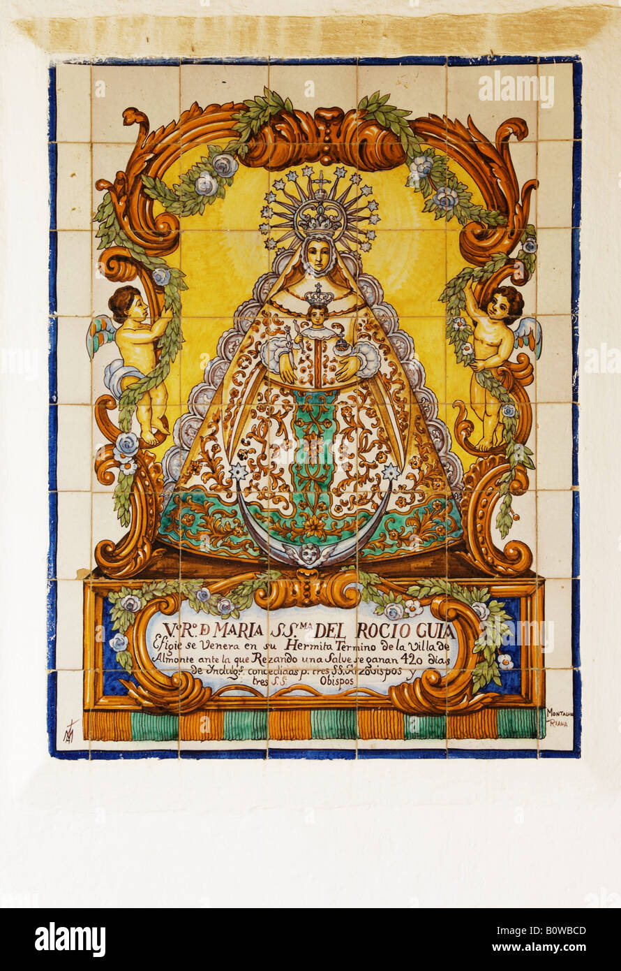 Virgin mary on tiles hi-res stock photography and images - Alamy