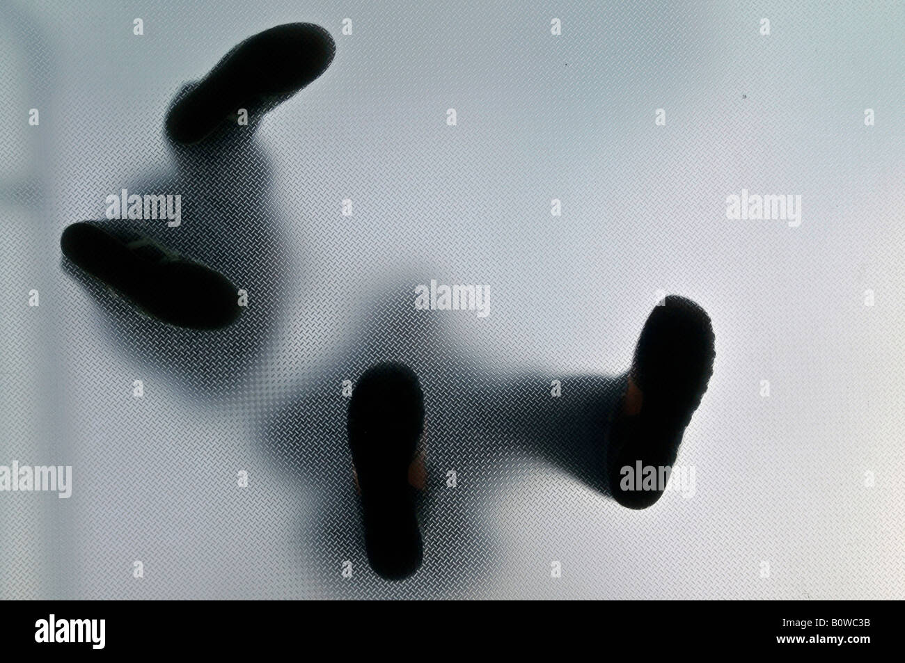 Feet Legs Seen Through Transparent High Resolution Stock Photography ...