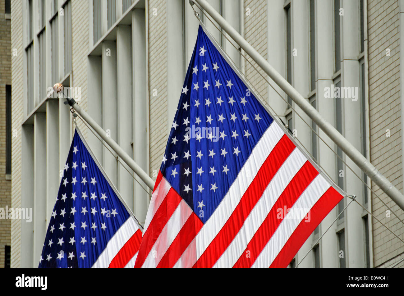 Nyse wall street star banner flag hi-res stock photography and images ...