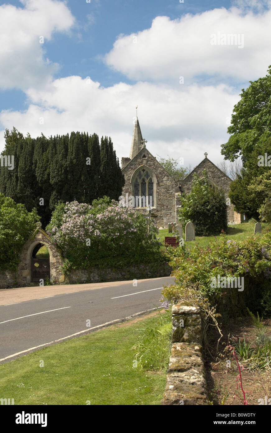 St Peter & St Paul Church, Mottistone - Isle of Wight Stock Photo - Alamy