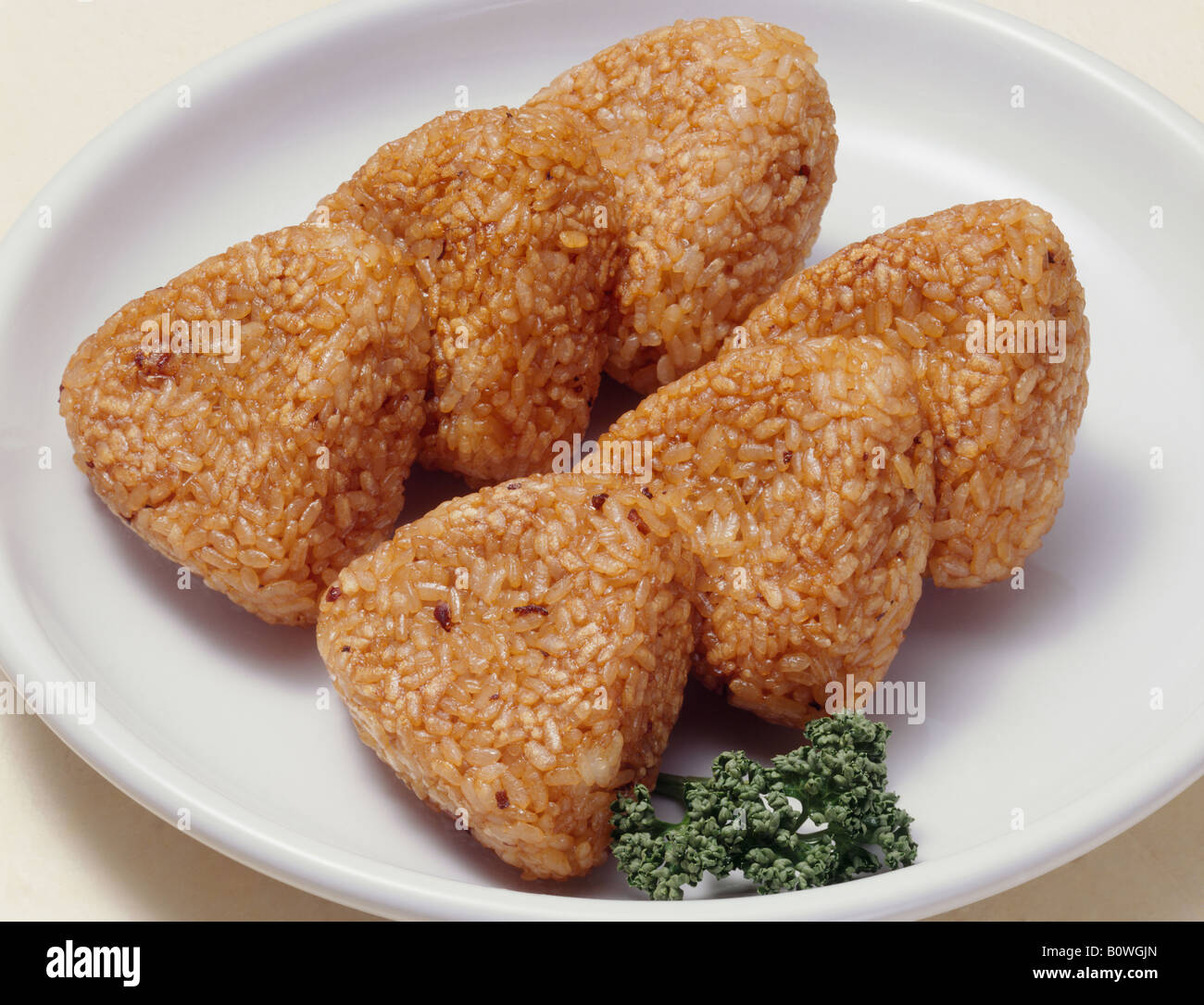 Grilled rice balls Stock Photo - Alamy