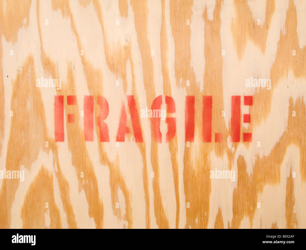 Fragile text on red hi-res stock photography and images - Alamy