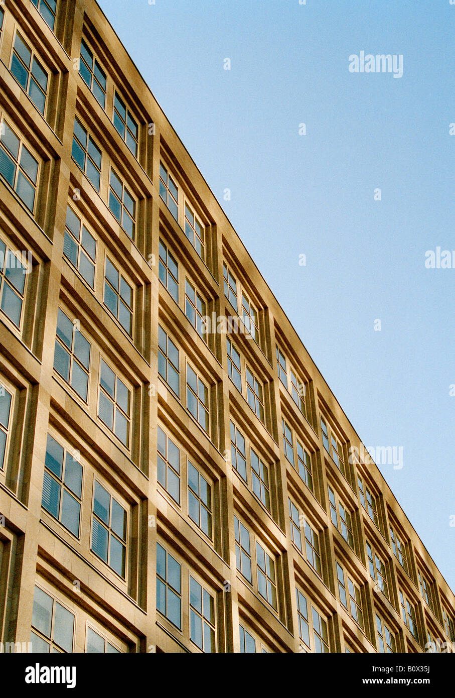 Low angle view of office building Stock Photo - Alamy