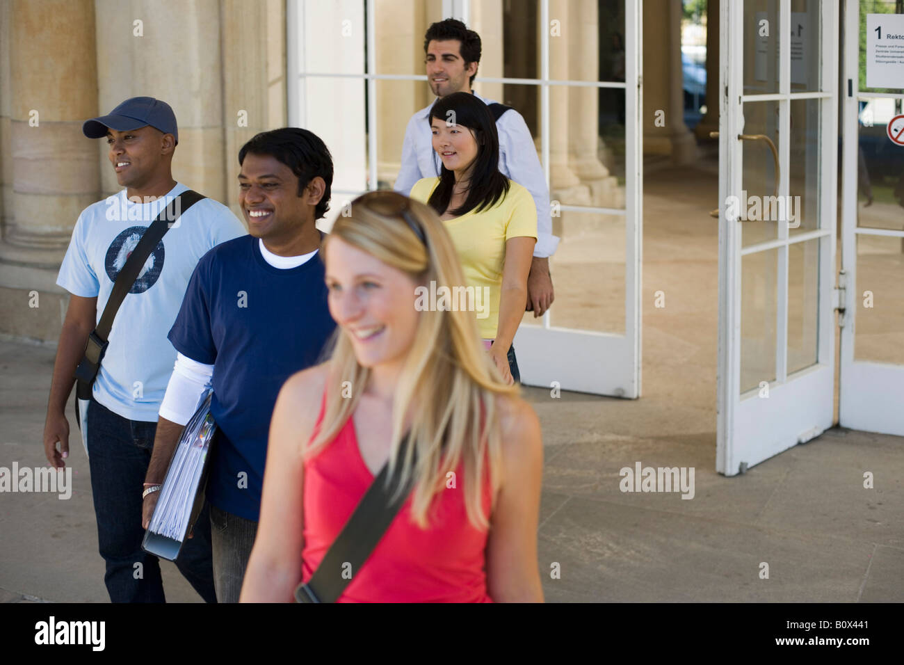 Indian college students walking campus hi-res stock photography and ...