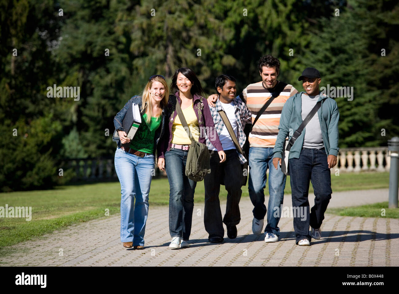 Indian college students walking campus hi-res stock photography and ...