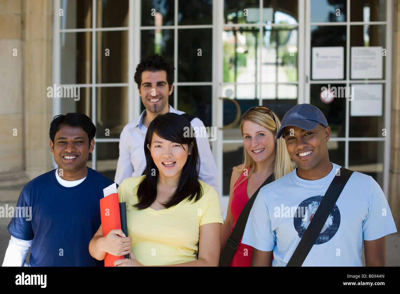 University students on campus Stock Photo - Alamy