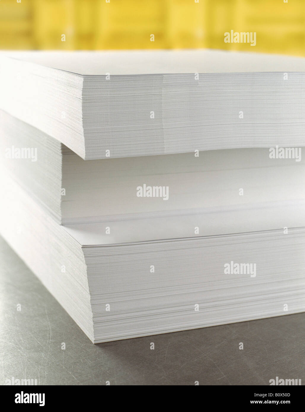 A stack of paper Stock Photo - Alamy
