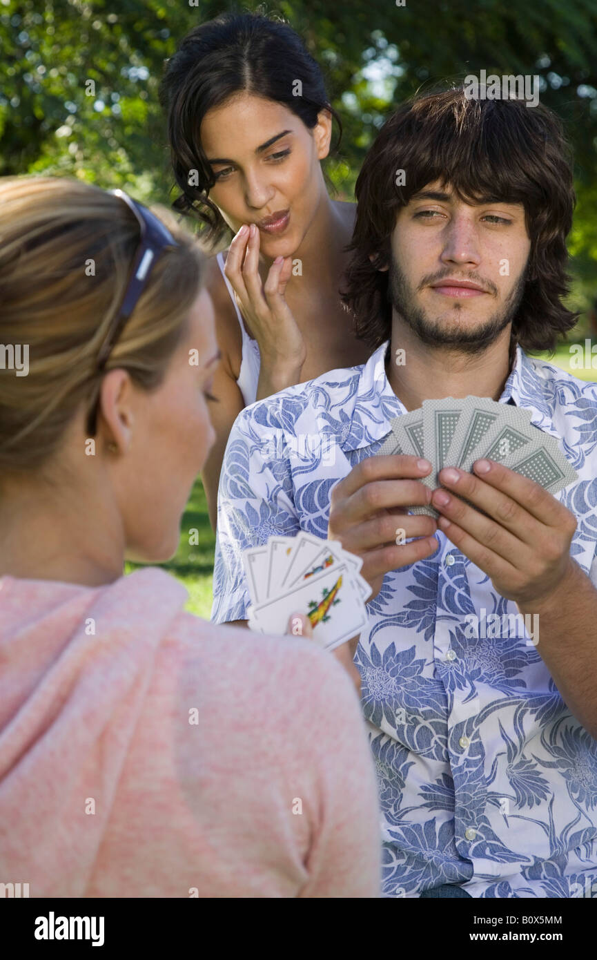 Cheating at cards hi-res stock photography and images - Alamy