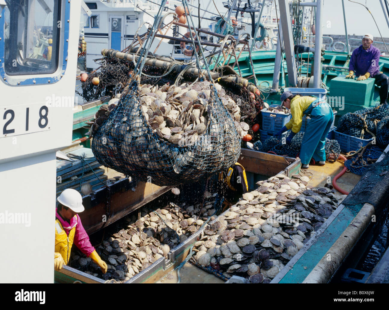 Scallop fisherman hi-res stock photography and images - Alamy