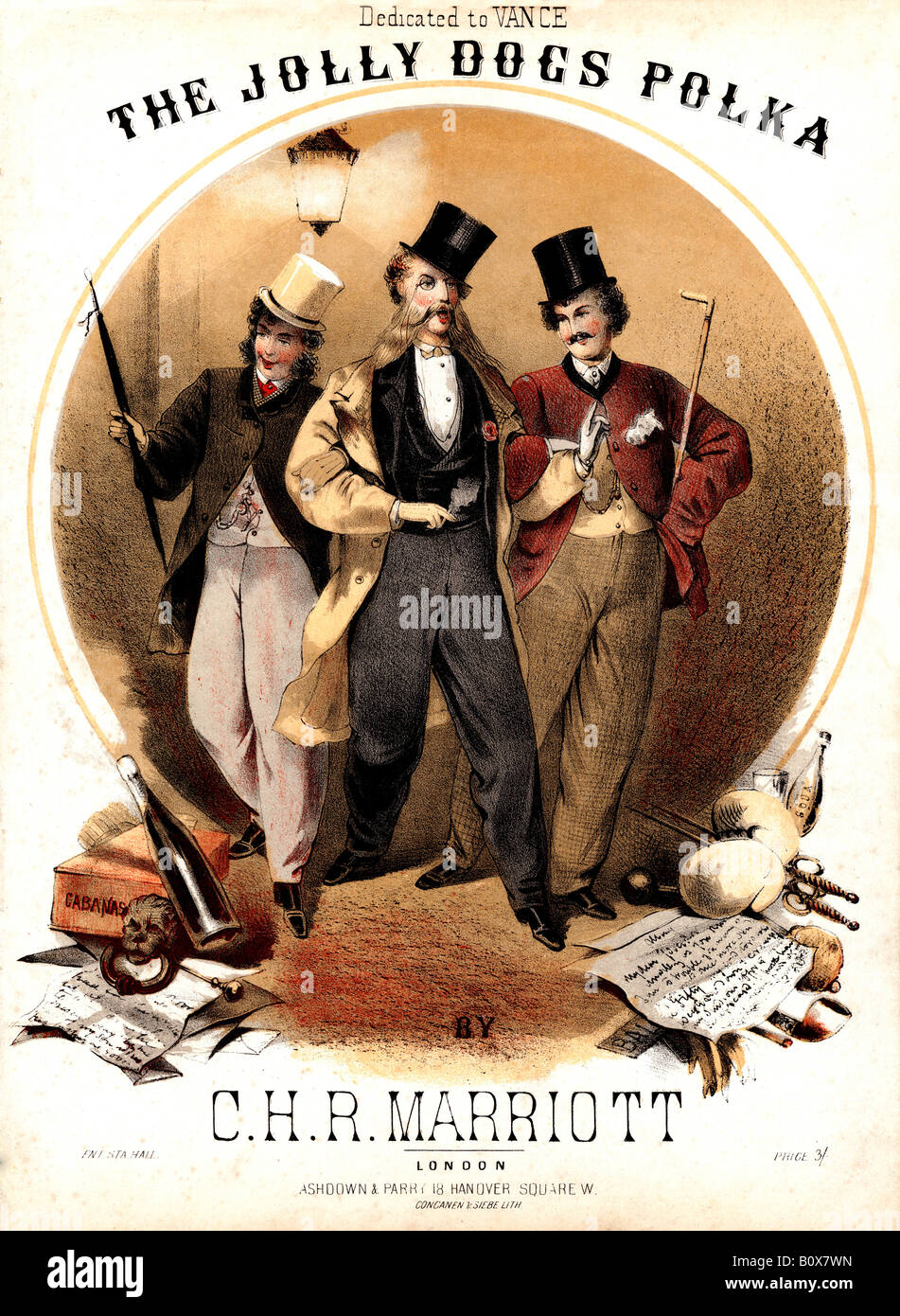 Victorian music hall poster hi-res stock photography and images - Alamy