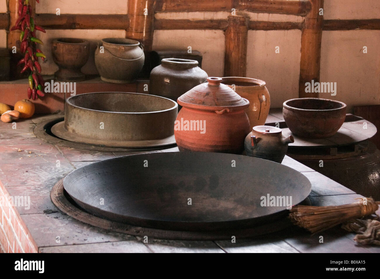 Traditional Taiwanese Kitchen Stock Photo - Alamy