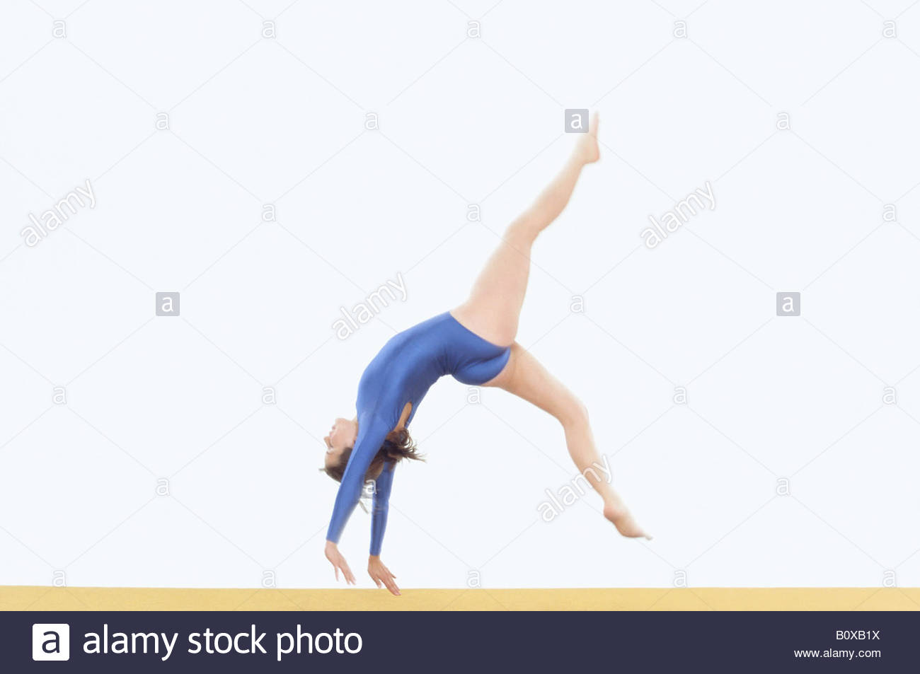 Backflip Gymnast Stock Photos & Backflip Gymnast Stock Images - Alamy