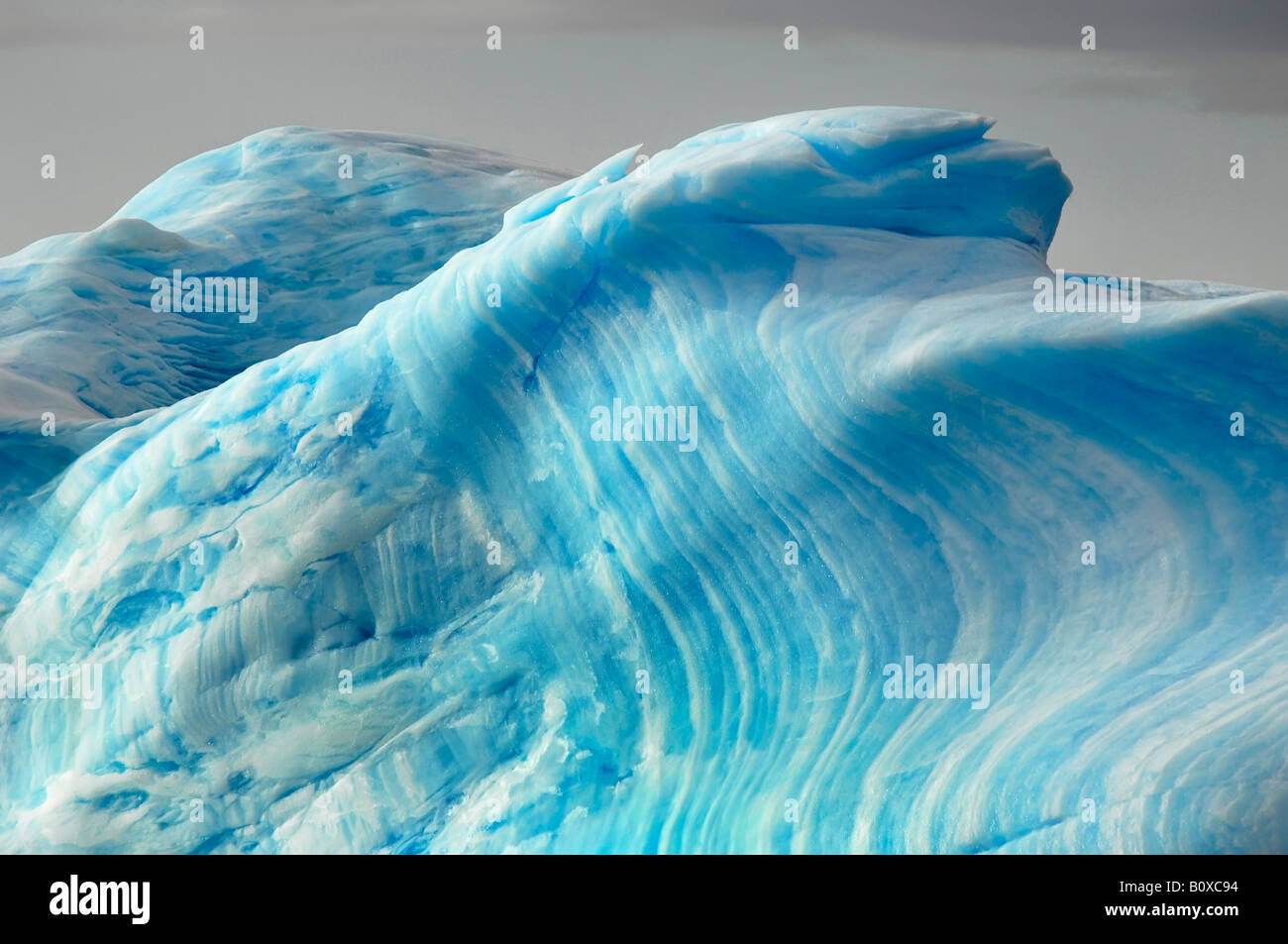 blue iceberg layers, Antarctica, Suedpolarmeer Stock Photo - Alamy