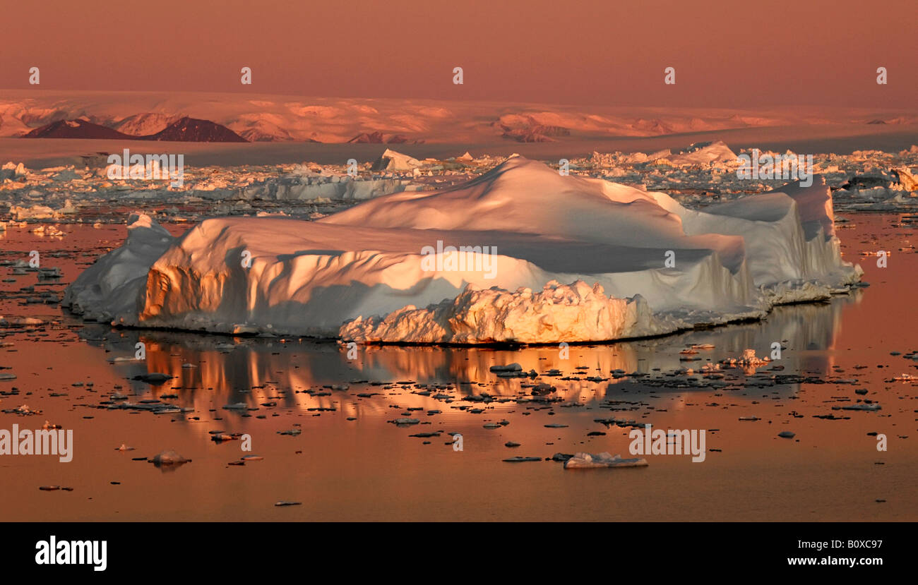 iceberg in the morning sun, Antarctica, Suedpolarmeer Stock Photo - Alamy