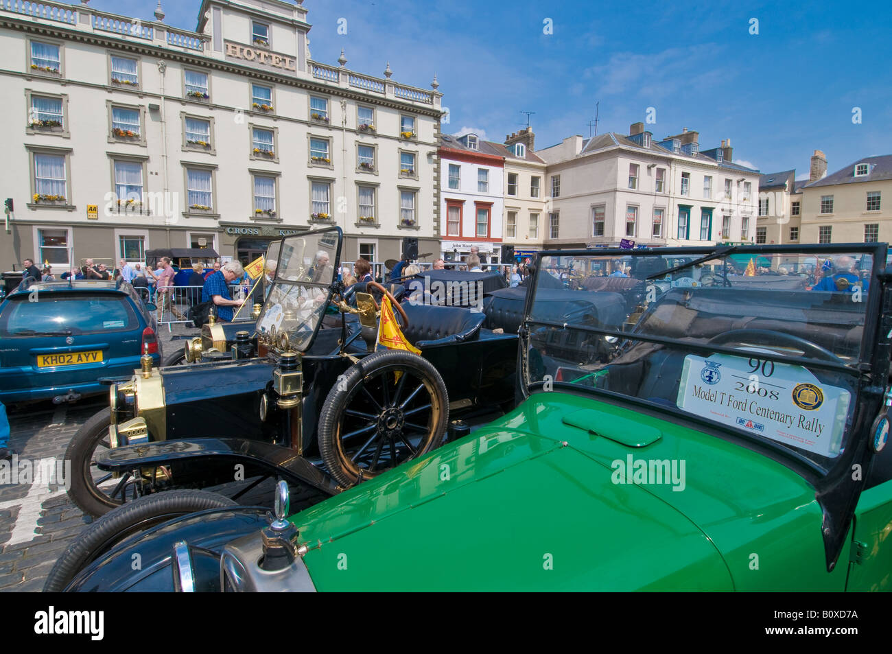 Ford Model T Centenary Rally, Kelso, Scottish Borders Stock Photo - Alamy