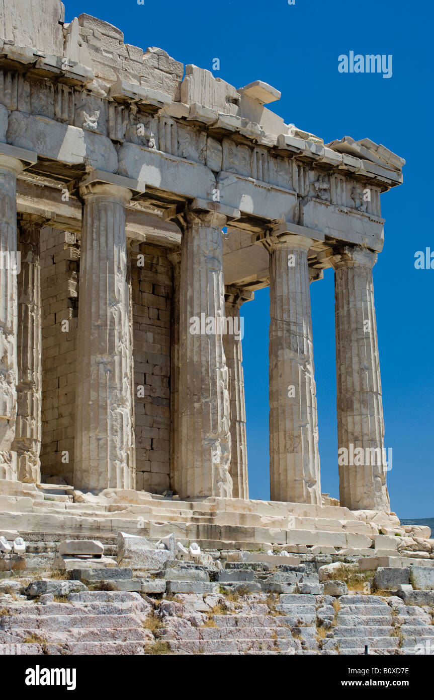 The Parthenon, Temple of the Greek Goddess Athena. Athens Greece Stock ...