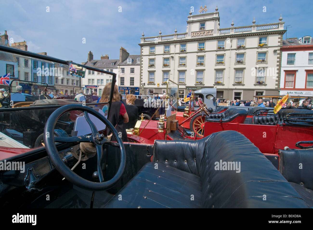 Ford Model T Centenary Rally, Kelso, Scottish Borders Stock Photo - Alamy