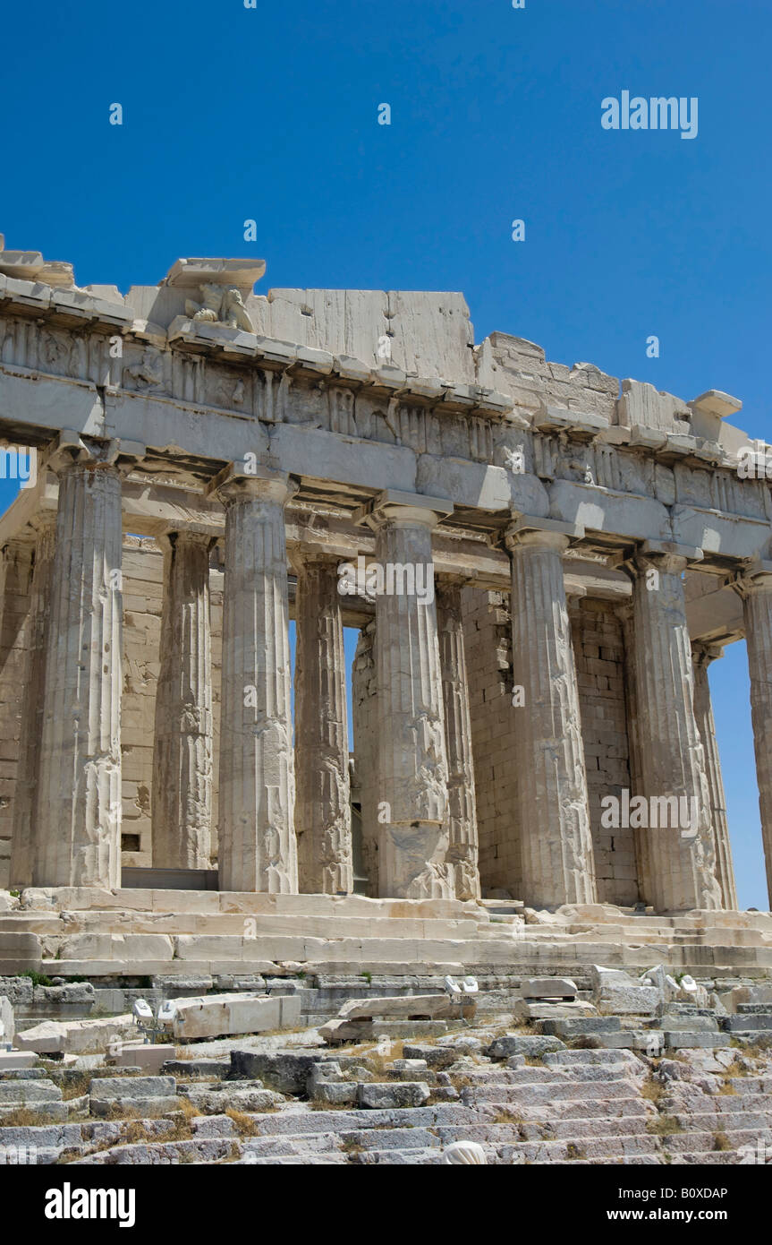 The Parthenon. Temple of the Greek Goddess Athena. Athens Greece Stock ...