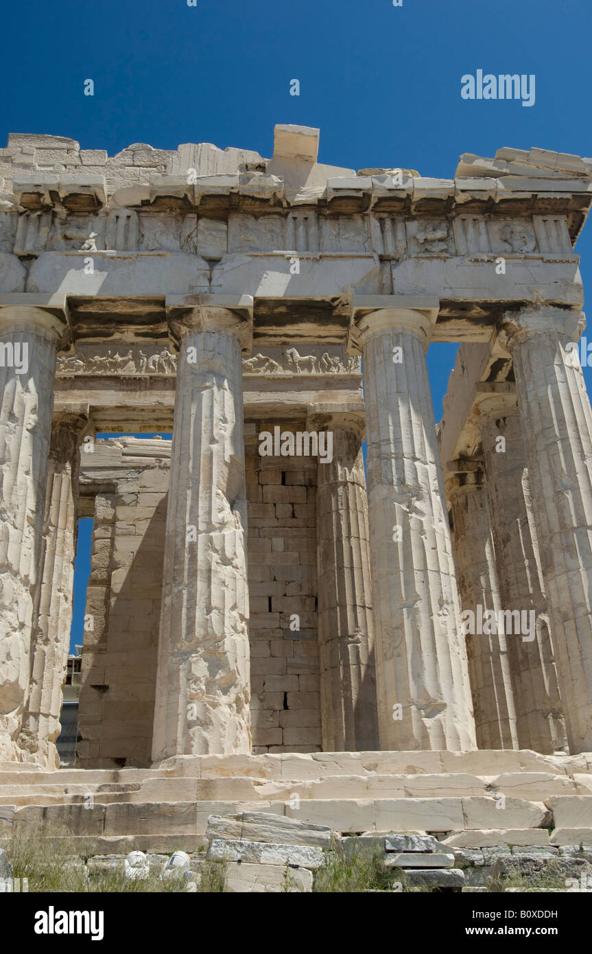 The Parthenon. Temple of the Greek Goddess Athena. Athens Greece Stock ...
