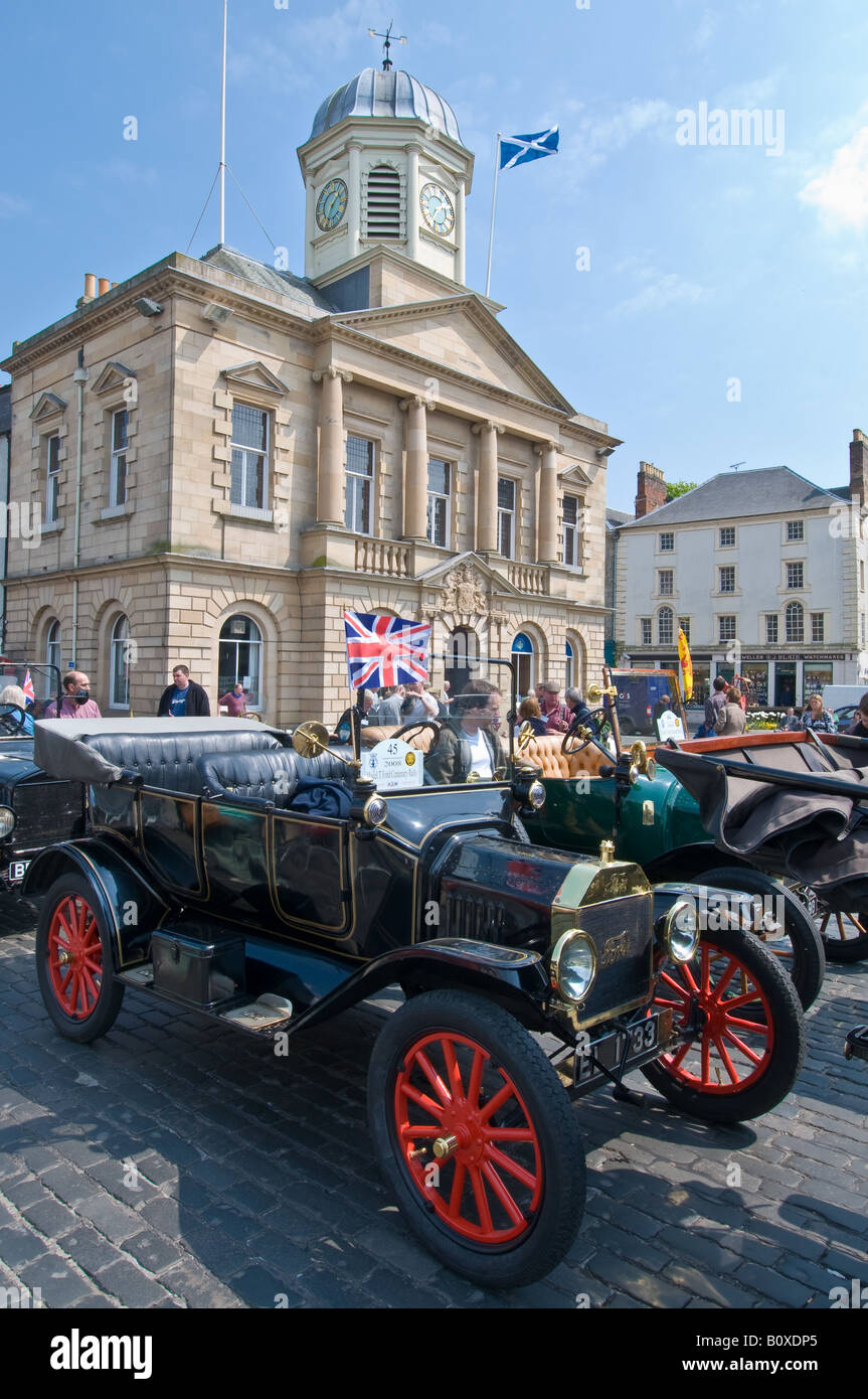 Ford Model T Centenary Rally, Kelso, Scottish Borders Stock Photo - Alamy
