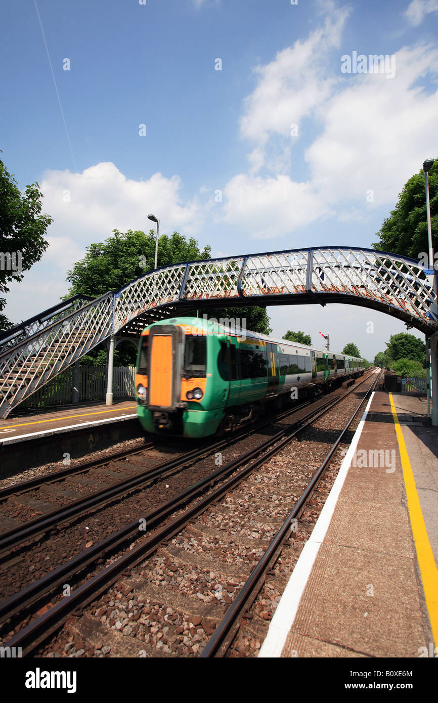 united kingdom west sussex amberley railway station Stock Photo - Alamy