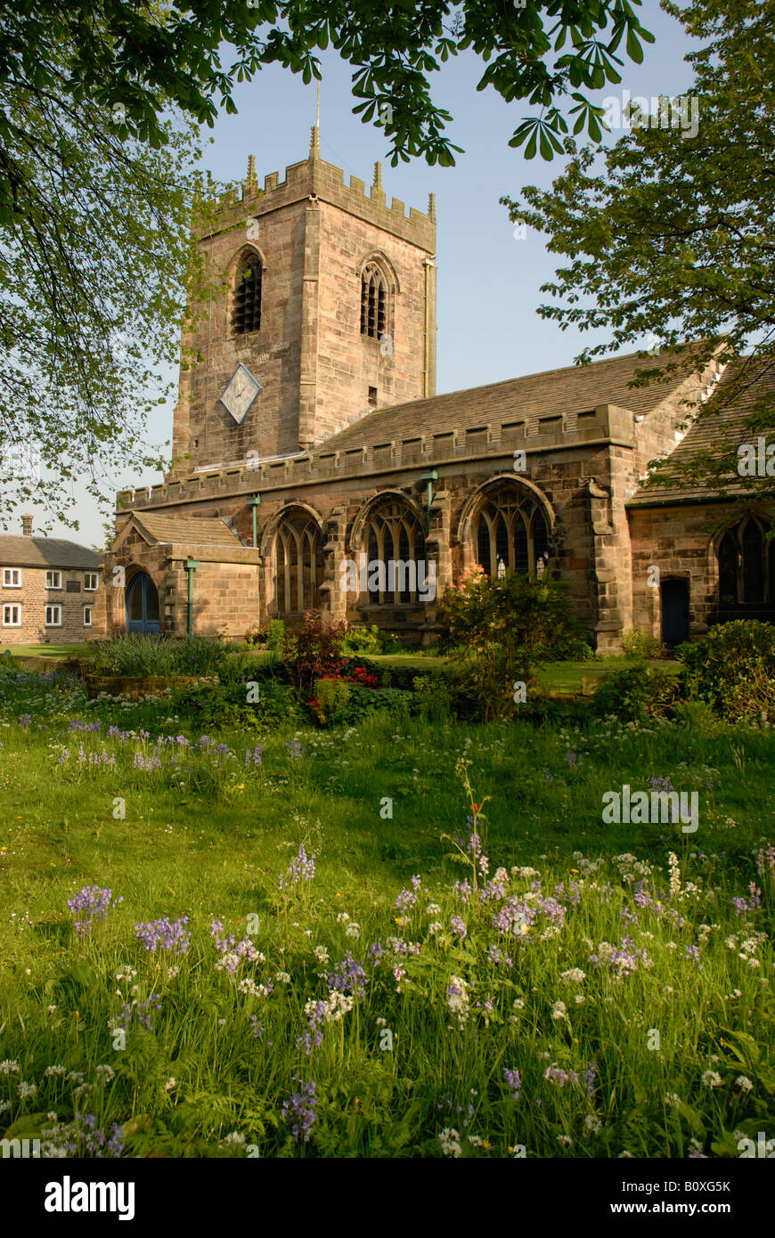 St michaels church croston hi-res stock photography and images - Alamy