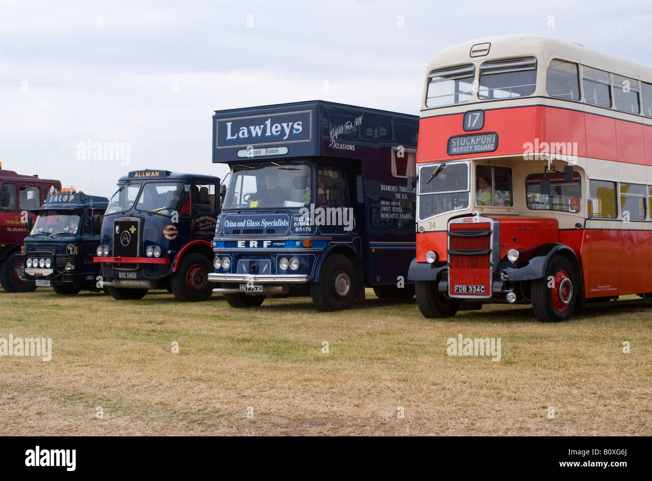 Old Stockport Corporation Leyland Titan Double Decker Bus and 1966 ...