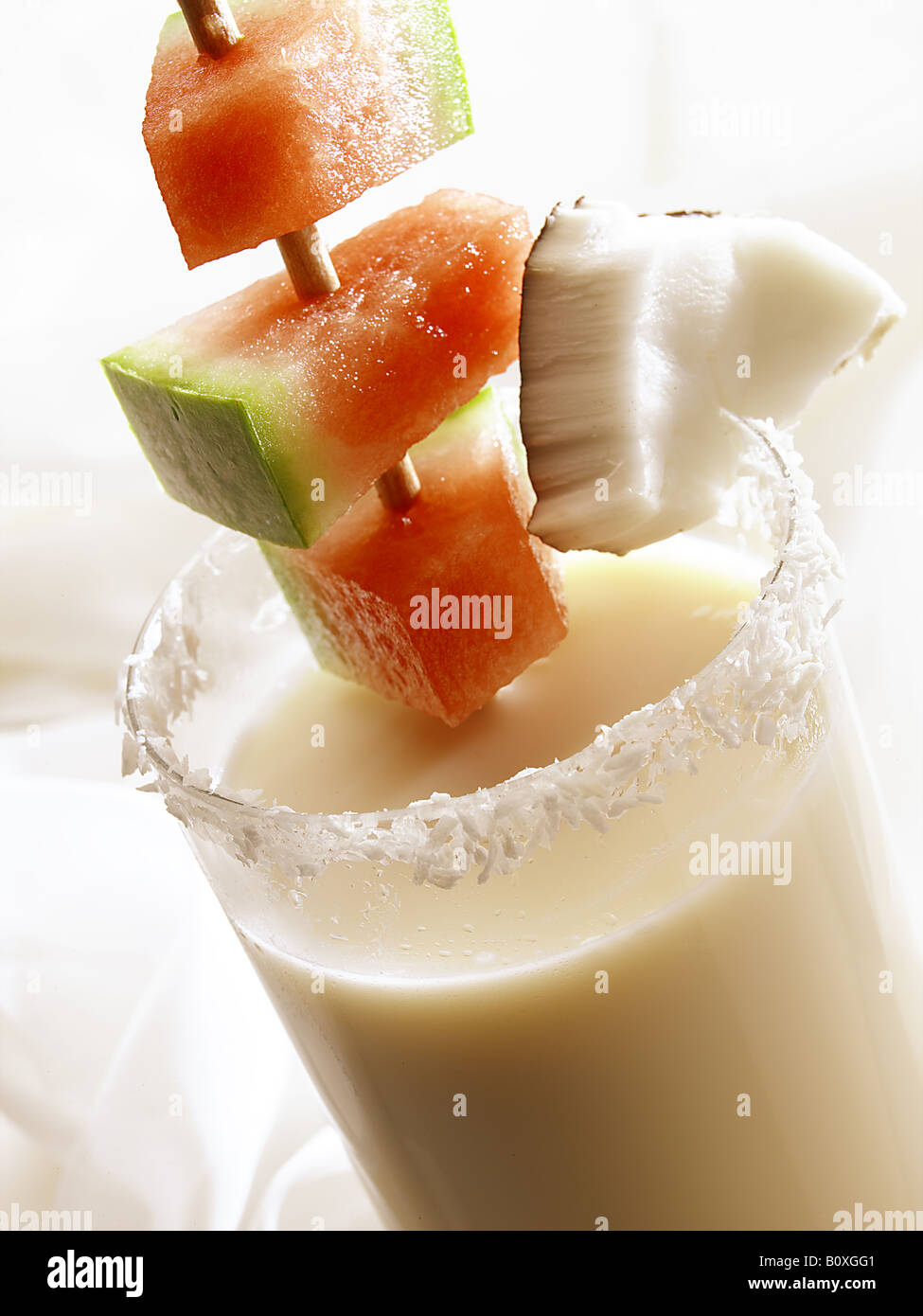 coconut based cocktail Stock Photo - Alamy