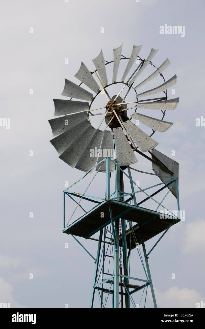 Wind powered water pump hi-res stock photography and images - Alamy