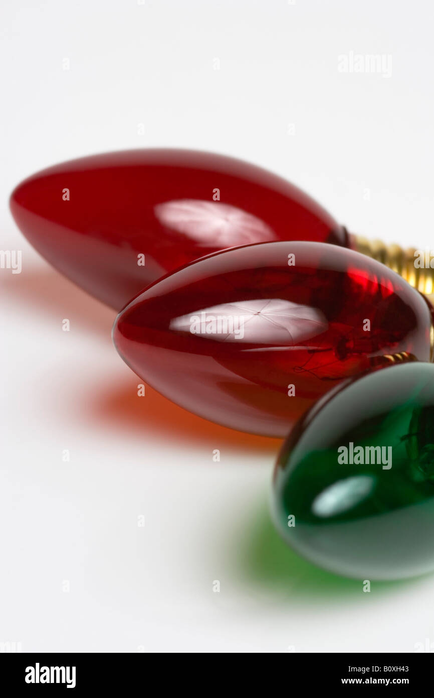Christmas light bulbs Stock Photo - Alamy