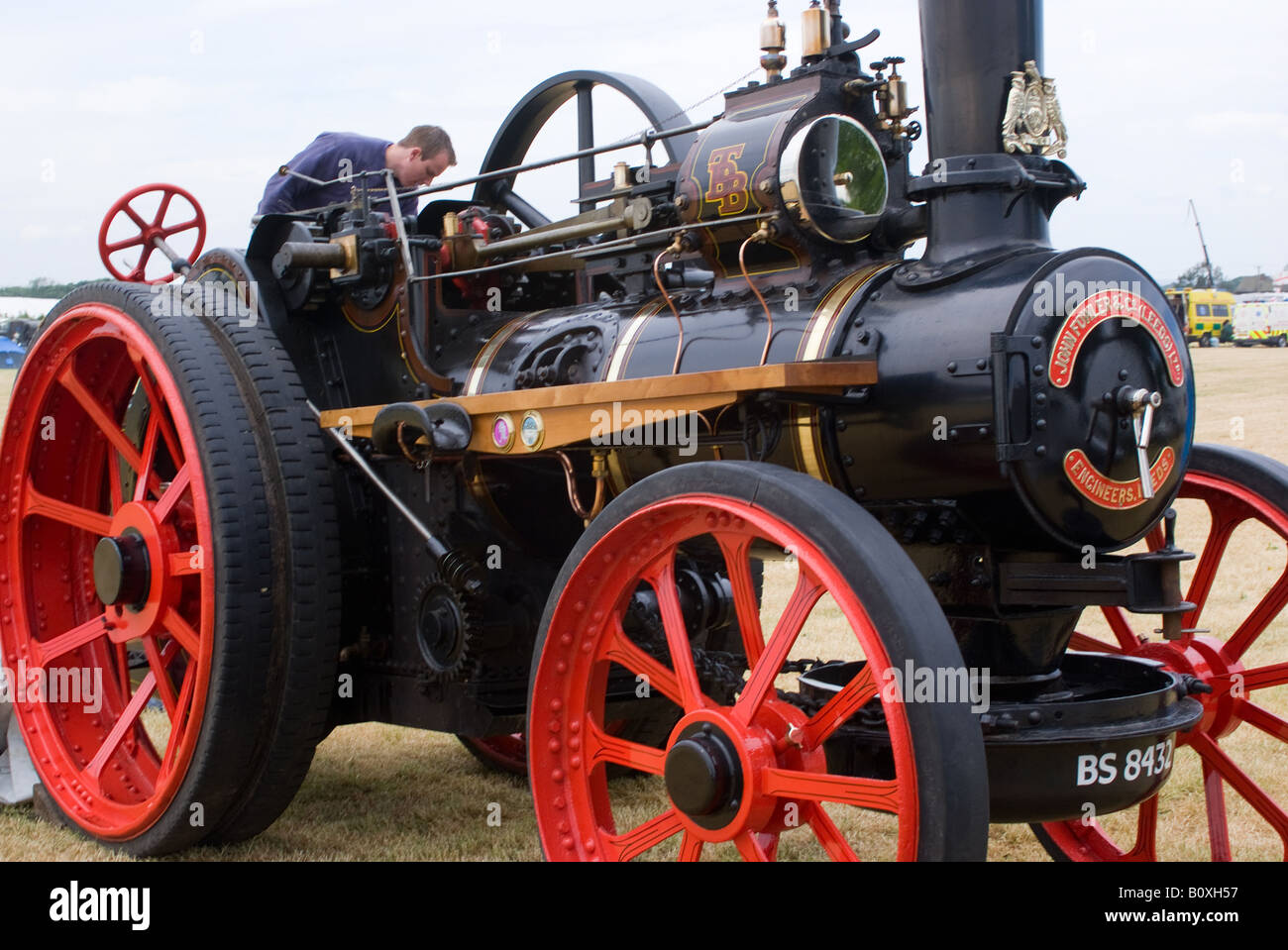 Steam Agricultural Traction Engine at Smallwood Vintage Rally Cheshire ...