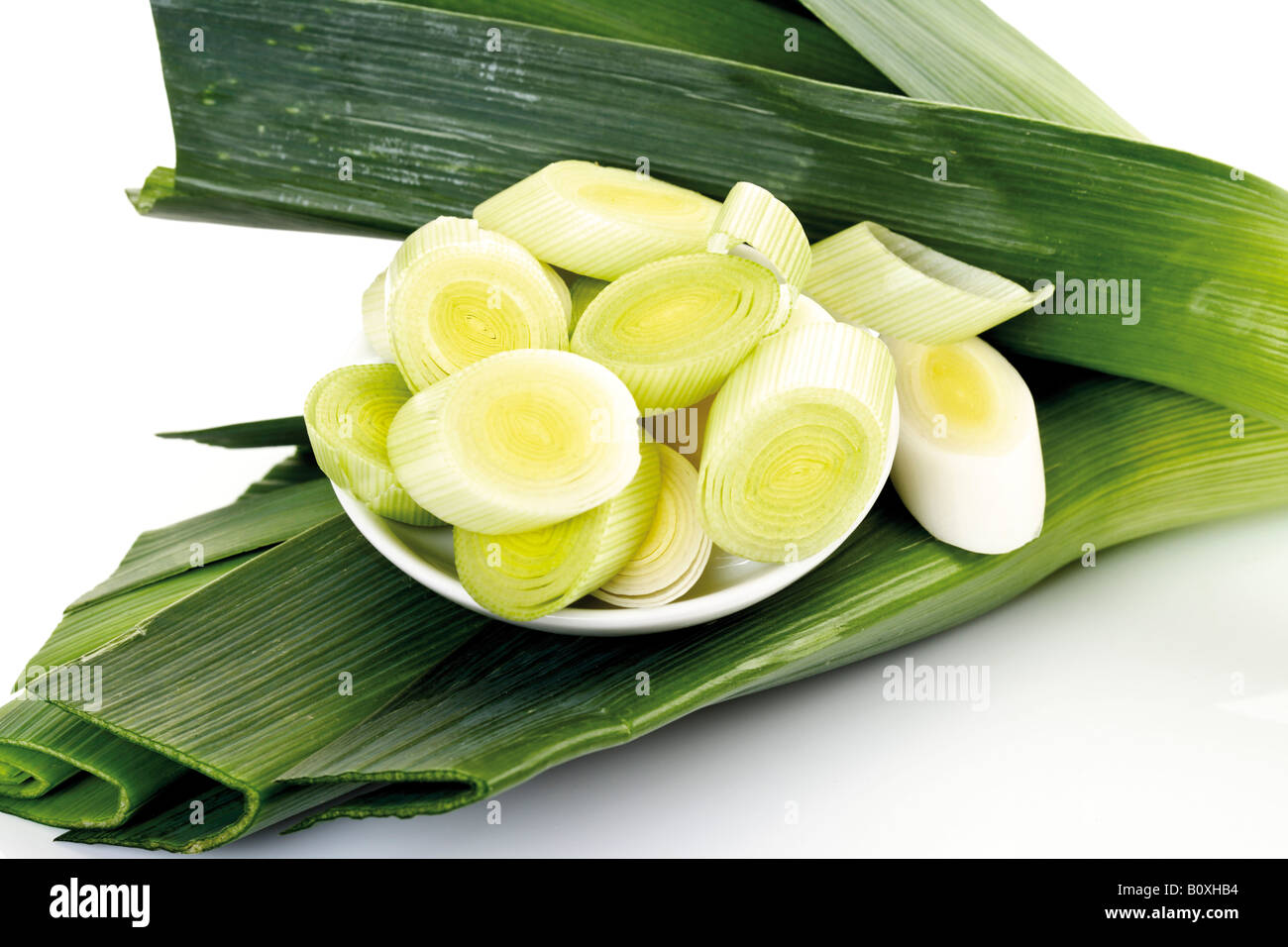 Leek slice hi-res stock photography and images - Alamy