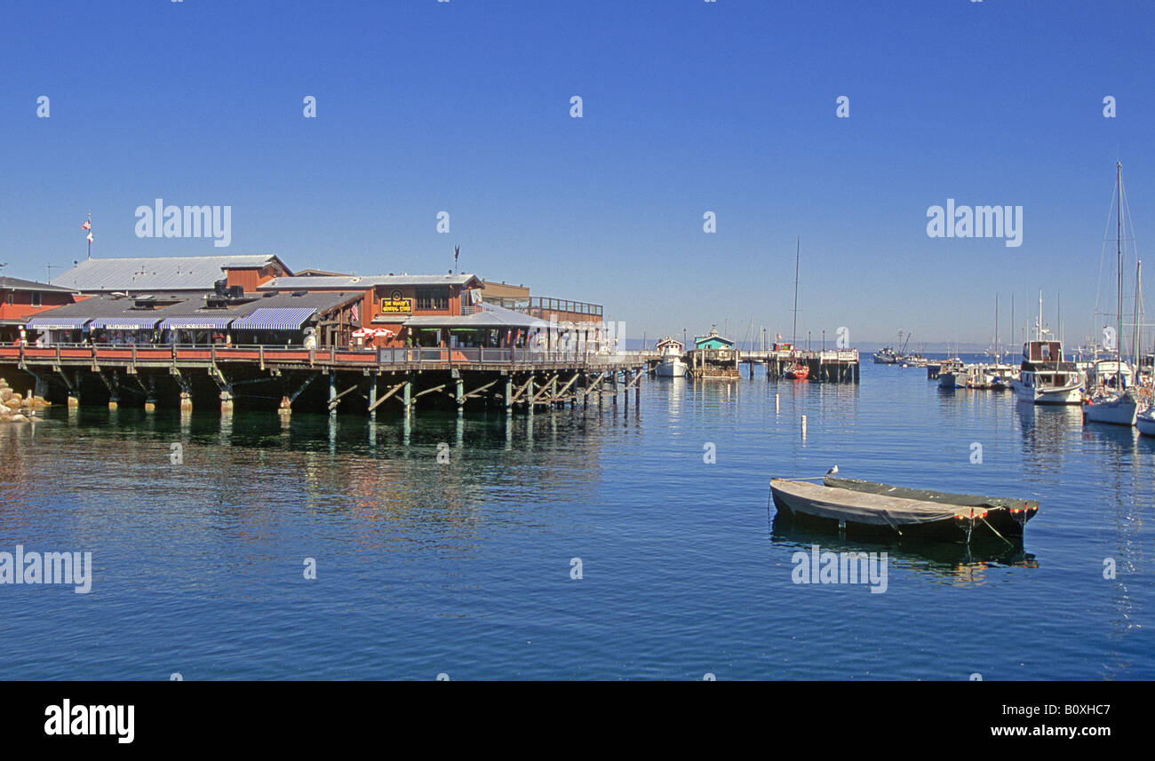 Fisherman s Wharf along the waterfront in Monterey on the Monterey ...