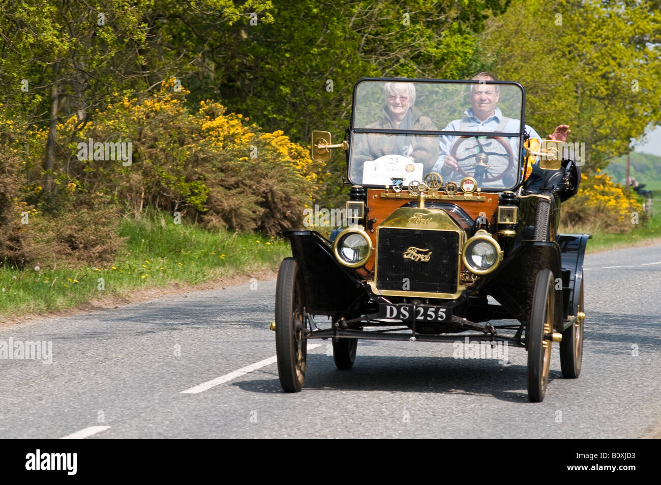 Ford Model T Centenary Rally, Kelso, Scottish Borders Stock Photo - Alamy