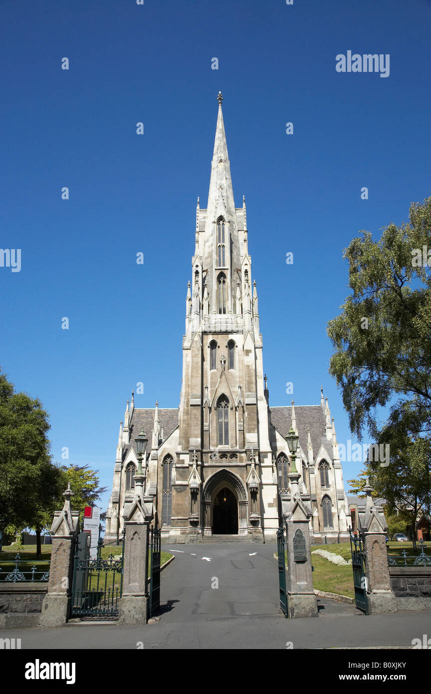 Historic First Church Dunedin South Island New Zealand Stock Photo - Alamy