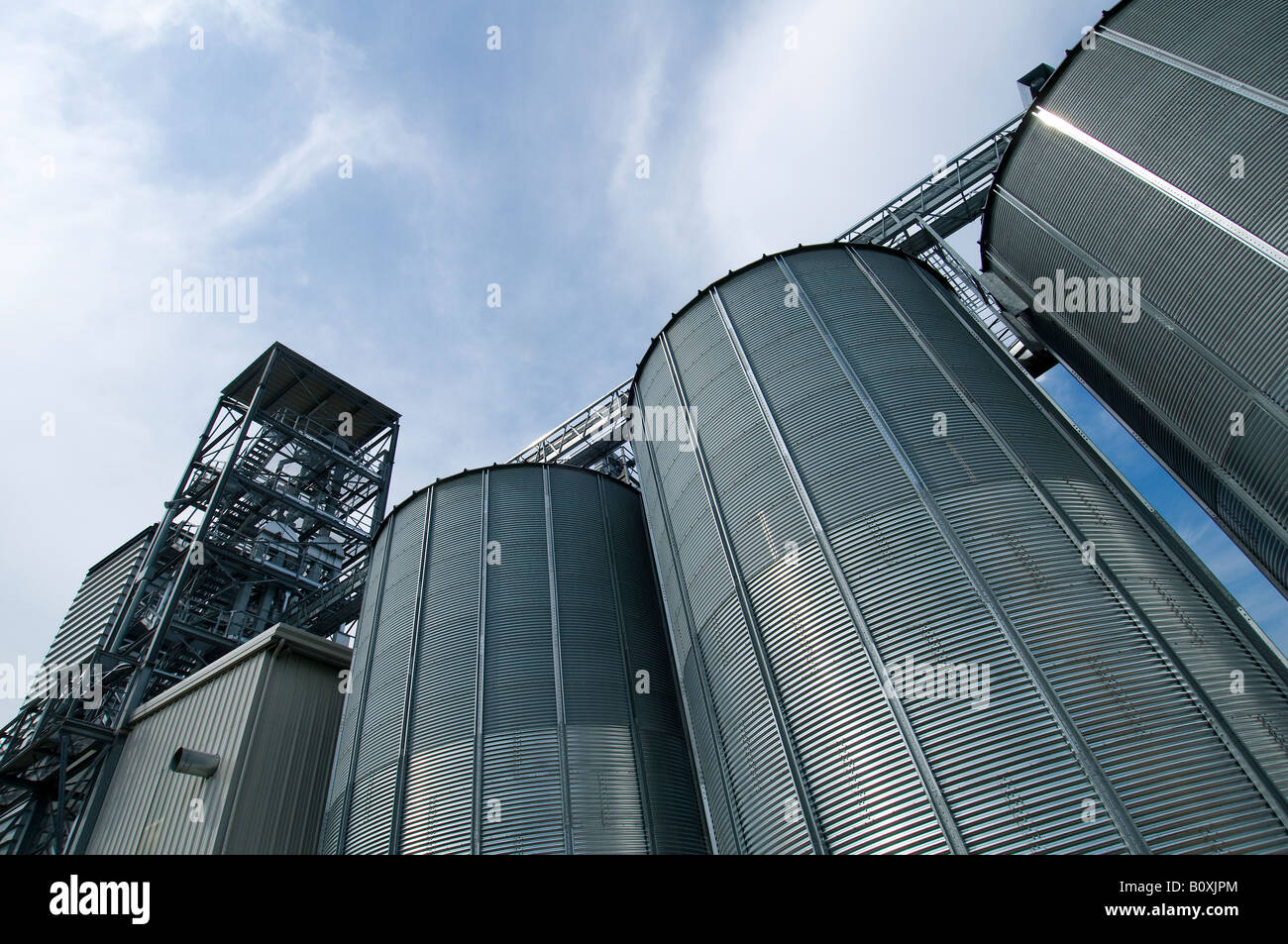 The silos for the storage of cereals Stock Photo - Alamy