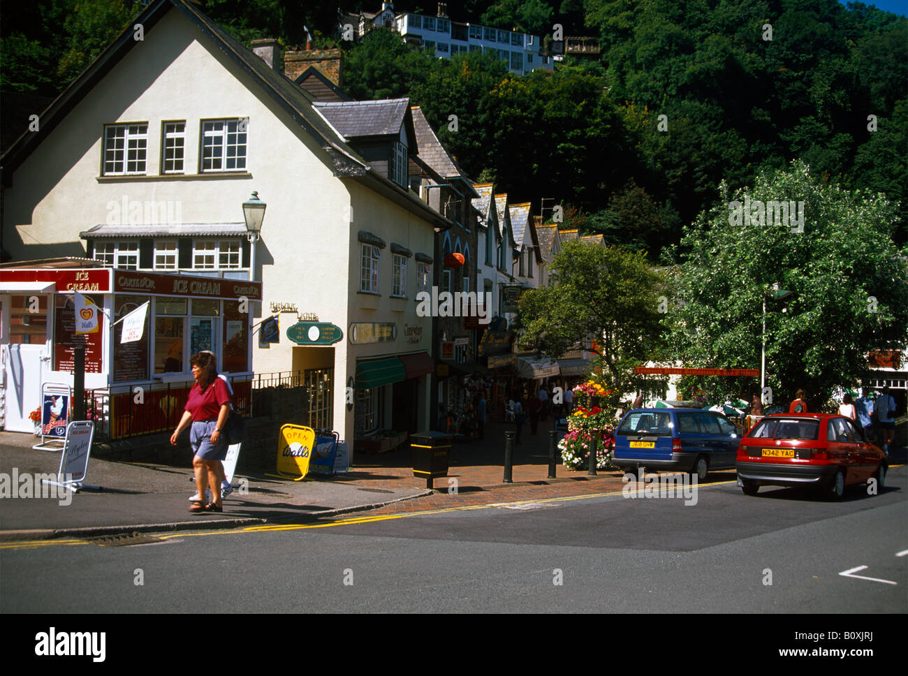 Devon England Lynmouth Rural Scene Stock Photo - Alamy