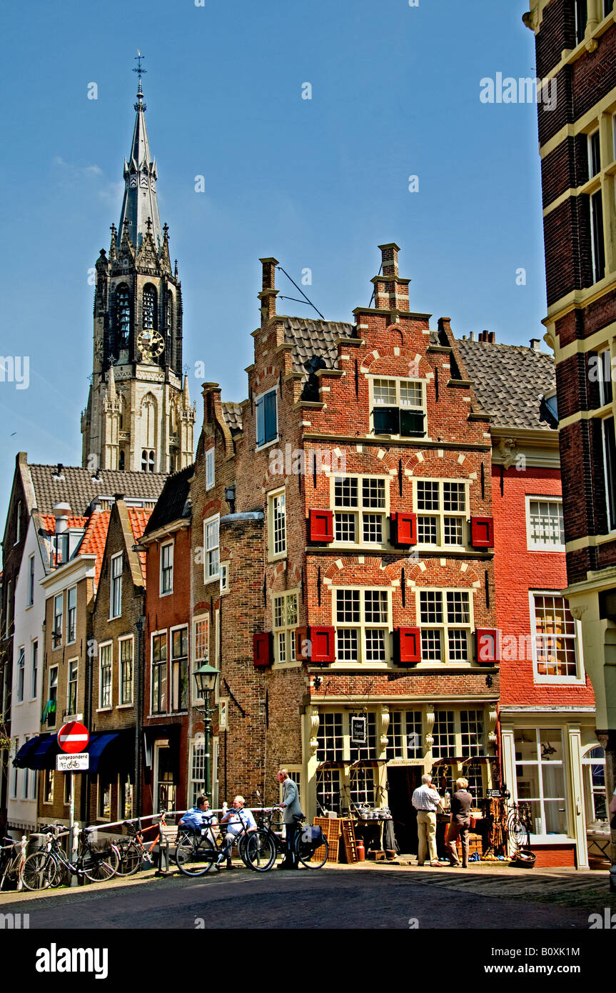 Delft Netherlands holland dutch town Stock Photo - Alamy