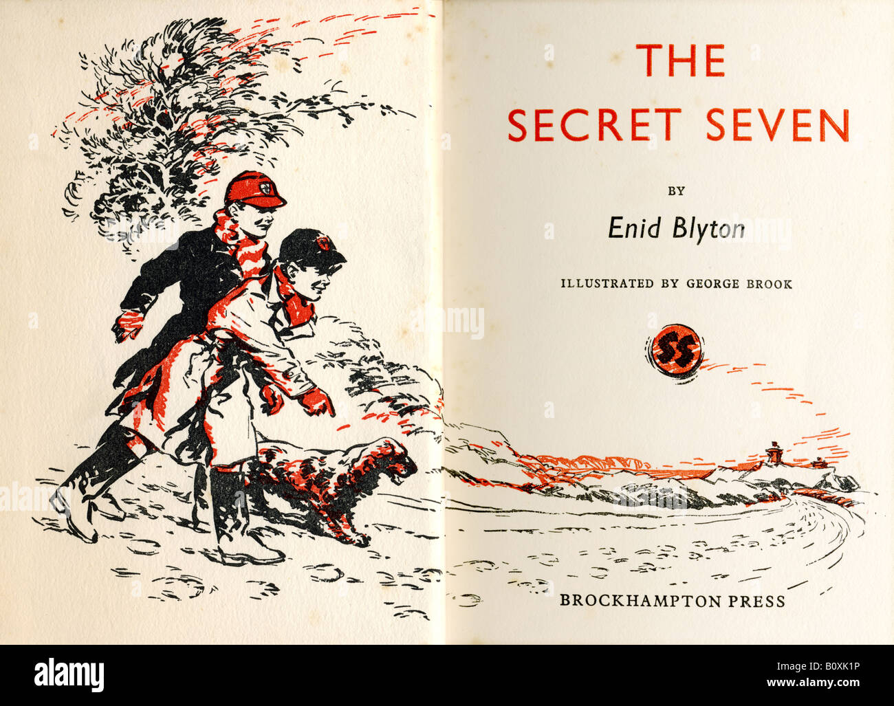 The Secret Seven by Enid Blyton a Hardback book first published in 1949 ...