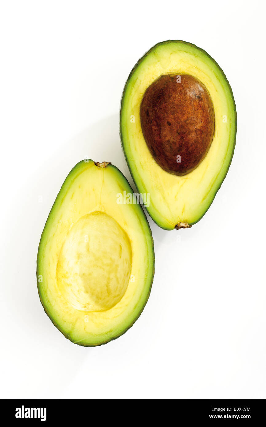 Avocado, cross section Stock Photo - Alamy