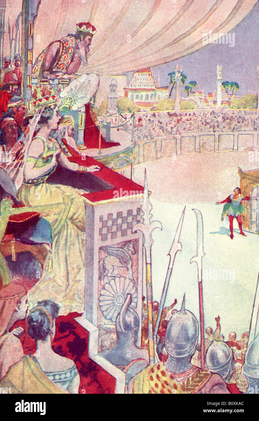 "The Lady or the Tiger Stock Photo - Alamy