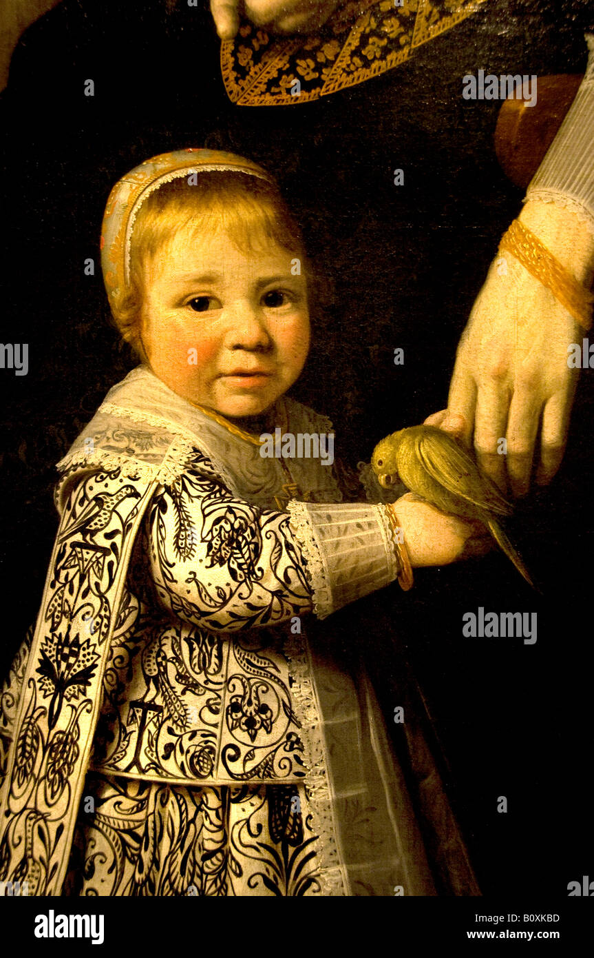 Van der Dussen complete family portrait by Hendrick Cornelisz van Vliet ...