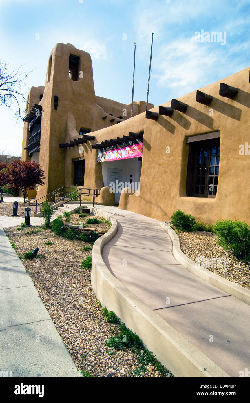 New Mexico Museum of Art in Santa Fe New Mexico Stock Photo - Alamy