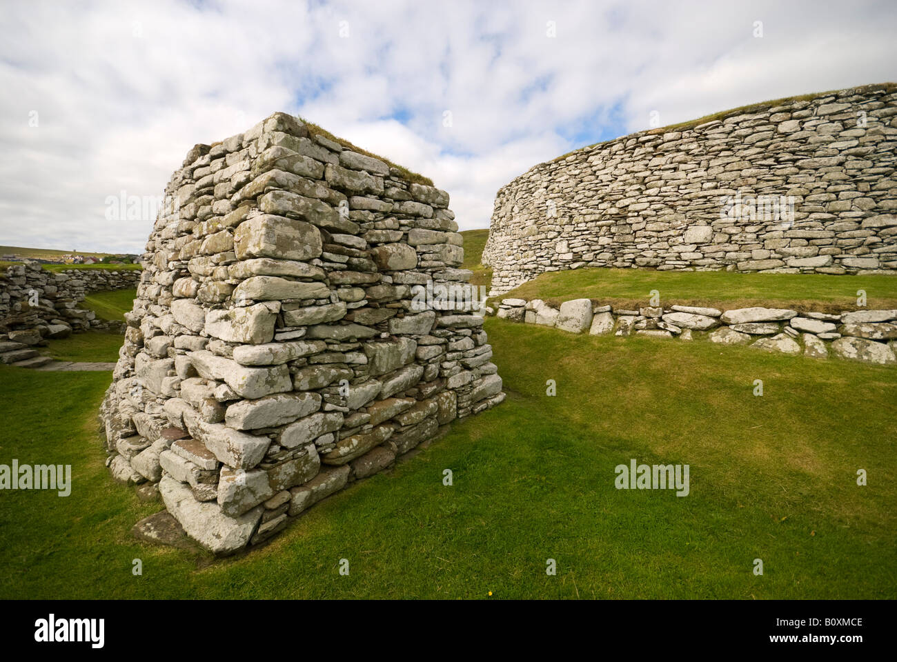 The Broch of Clickimin, near Lerwick, Shetland Islands, Scotland, UK ...