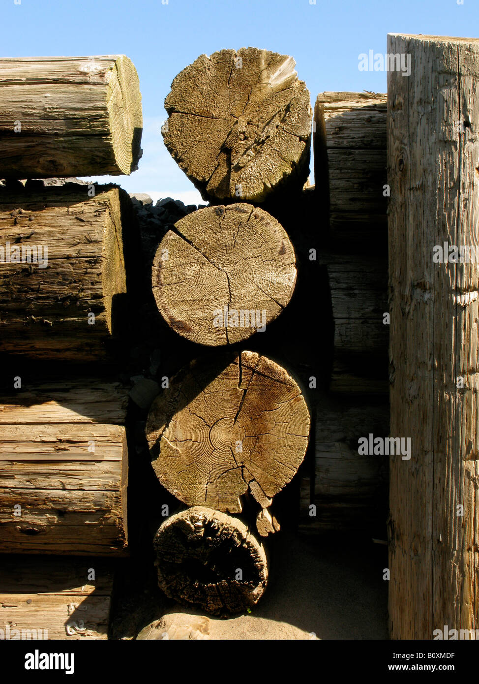 Wood telephone poles hi-res stock photography and images - Alamy